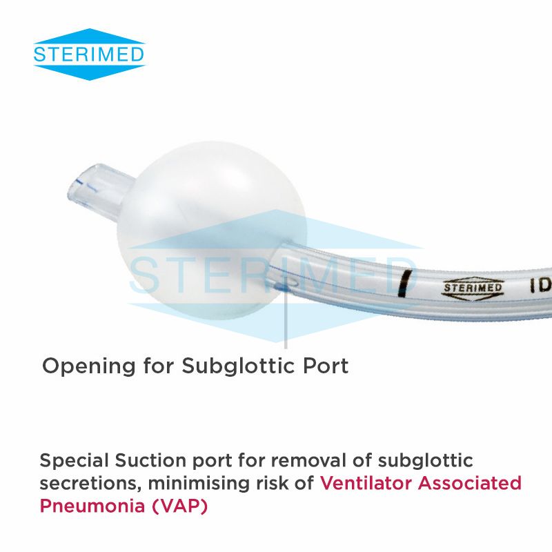 Endotracheal Tube With Subglottic Suction Line Sterimed Foley