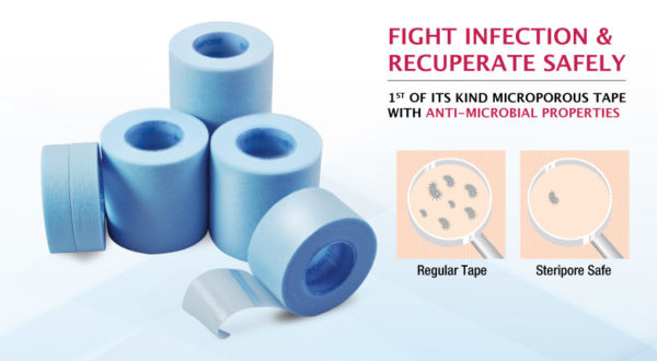 Microporous Tape that fight Infection & Recuperate Safely