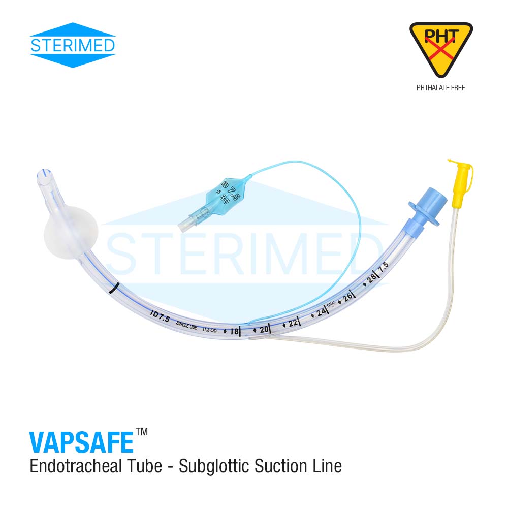 Endotracheal Tube with Subglottic Suction Line | Sterimed | Foley ...
